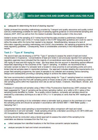 12 FREE Data Analysis Plan Samples To Download