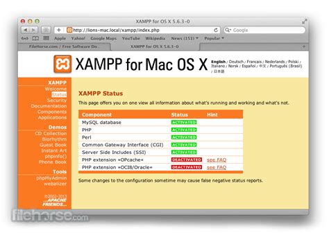 xampp 7 2 33 para mac descargar