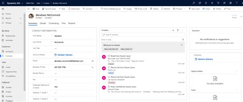 Explore The New 2020 Release Wave 1 Timeline Panel Enhancements In Dynamics 365 Crm Microsoft