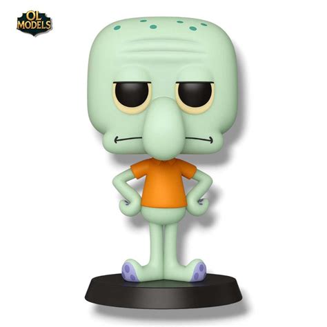 🦑 Squidward Chibi Figure Spongebob Squarepants 3d Model・ Stl File For 3d Printing・cults