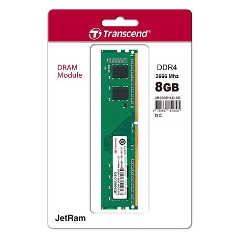 แรม Ddr4 2666 8gb Transcend Tcn Jm2666hlb 8g Shopee Thailand