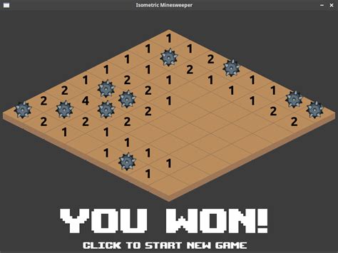 isometric minesweeper by jakubthedeveloper