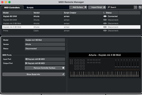 How To Connect A Disconnected Midi Remote Script Cubase Steinberg Forums