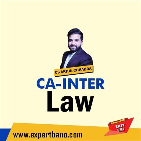 ca inter law by cs arjun chhabra