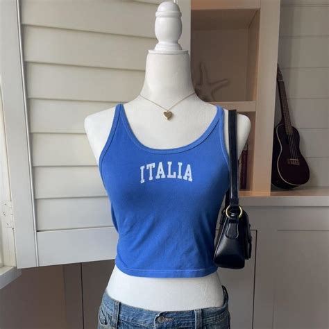 Brandy Melville Blue Tank Top