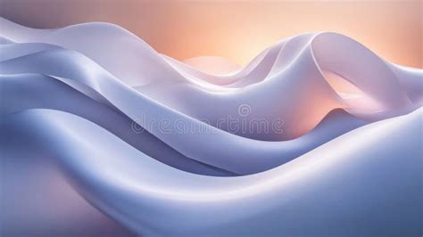 Abstract Wavy Pattern In Soft Pastel Colors Stock Illustration Illustration Of Blue Curve