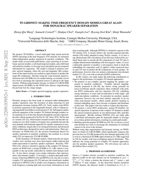 Tf Gridnet Making Time Frequency Domain Models Great Again For
