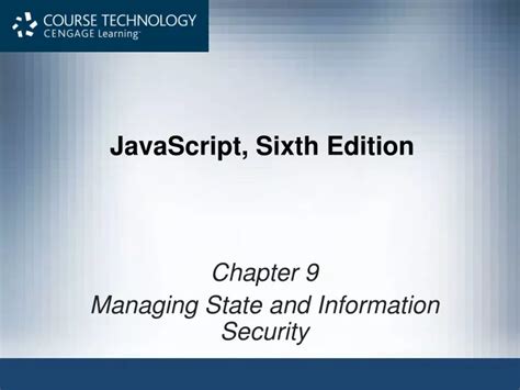 Ppt Javascript Sixth Edition Powerpoint Presentation Free Download Id8718235