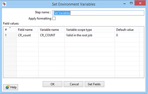 Get The Row Count In Pentaho Kettle Etl