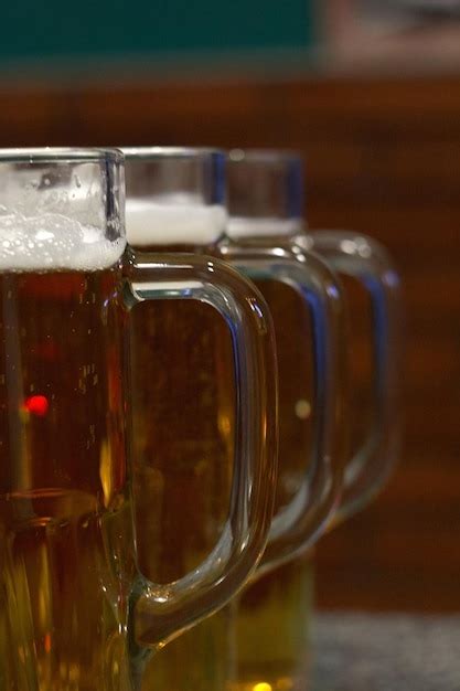 Premium Photo Glasses Of Beer