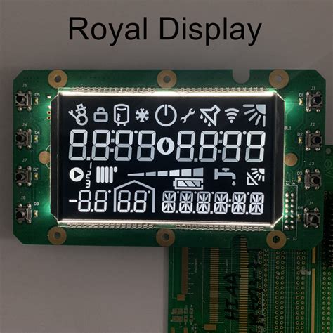 Customized Va Lcd Display Ips 7segment Graphic Lcd Module With Pcb