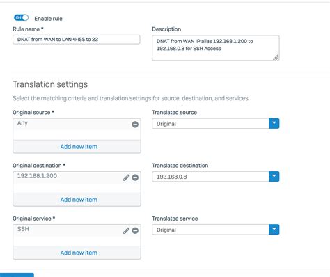 Question On Destination NAT And Firewall Rule Feedback And Issues SFOS V18 Early Access