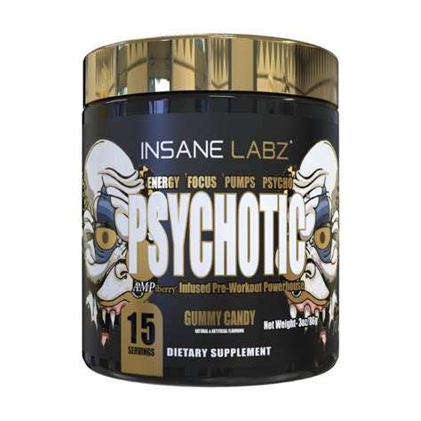 INSANE LABZ PSYCHOTIC GOLD PRE-WORKOUT (15 SERVINGS) - Fitness Empire