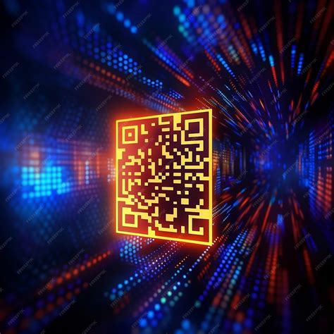 premium ai image qr code background
