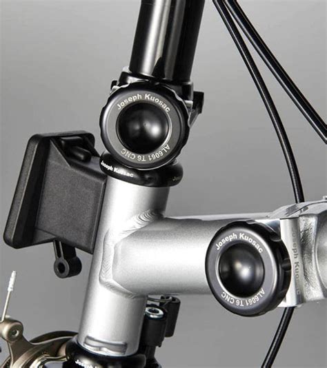 Joseph Kuosac Ergonomic Knob Lever Hing Clamp Set For Brompton Bicyc Fantastic4toys