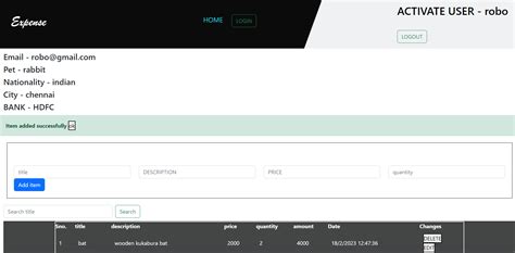 Github Ssexpl Expense Monitoring