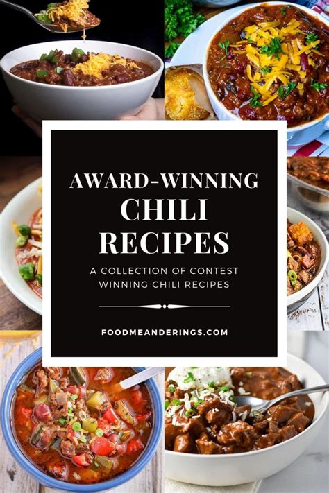 Award Winning Chili Recipe Artofit
