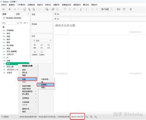 初识tableau——界面介绍、绘制条形图和直方图 知乎