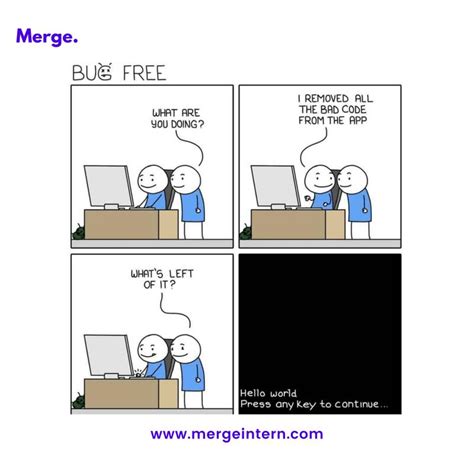Wrkyai On Linkedin Mergeintern Bugs Coderlife Programmers