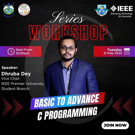 Puc Robotics Club On Linkedin Workshop Cprogramming Puc