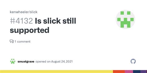 Is Slick Still Supported · Issue 4132 · Kenwheelerslick · Github