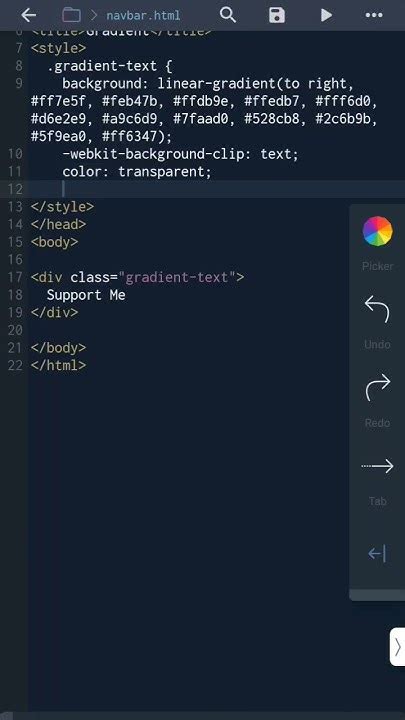 Gradient Text Css Tutorial Learn Css Html Trending Viral Shorts Youtube