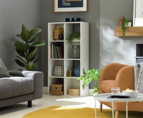 Argos Home Squares 8 Cube Storage Unit White By Argos