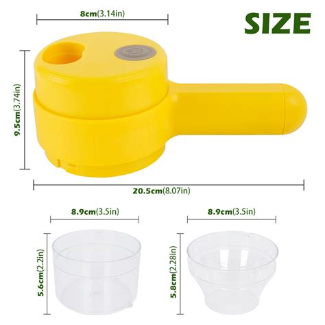 Електрическа резачка за зеленчуци Мултифункционален чопър за храна Резачка Ръчна машина за