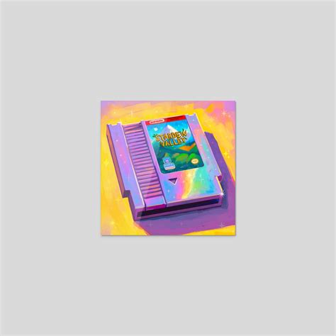 Stardew Valley Nes Cartridge An Art Print By Michelle Marie Mears