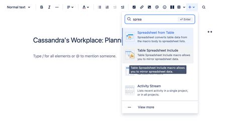How To Use Spreadsheets In Confluence Stiltsoft