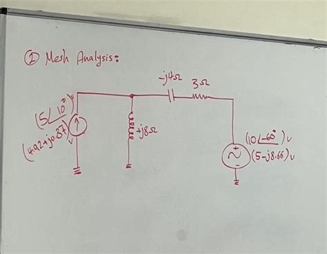 Solved 2 Mesh Analysis Chegg Com