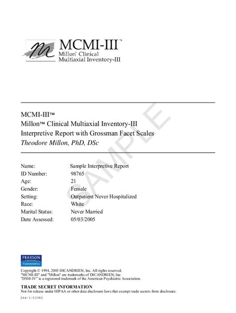 Mcmi Iv Test Questions Pdf Complete With Ease Airslate Signnow