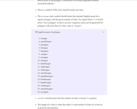 Task 3 Getters And Setters Create A Regularpolygon