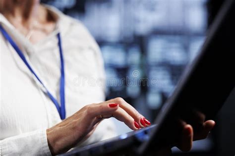 Expert Secures Server Devices Stock Image Image Of Attack Intrusion