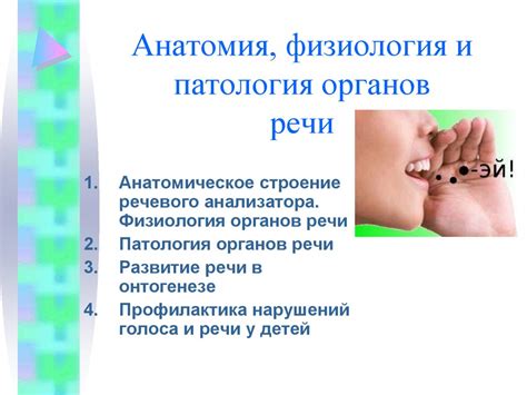 Речь. Анатомия, физиология и патология органов речи - презентация онлайн