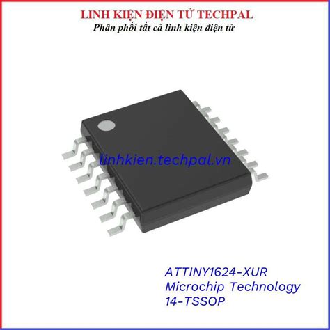 attiny1624 xur microchip technology 14 tssop siêu thị linh kiện điện