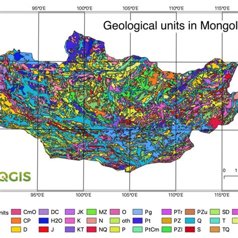 Topographic Map Of Mongolia Mapping Gmt Source Author Download Scientific Diagram