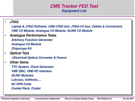 Ppt Cms Tracker Fed Cms Tracker System Meeting Test Rob Halsall Et Al