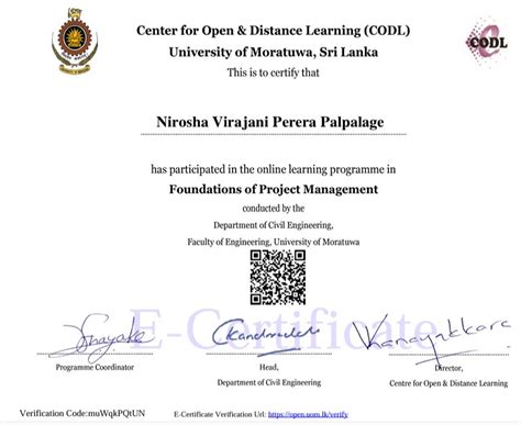 nirosha perera on linkedin projectmanagement
