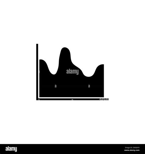 Business Diagram Graph Chart Flat Vector Icon Simple Solid Symbol Isolated On White Background