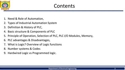Introduction To Automation Plc Programing Language Ppt