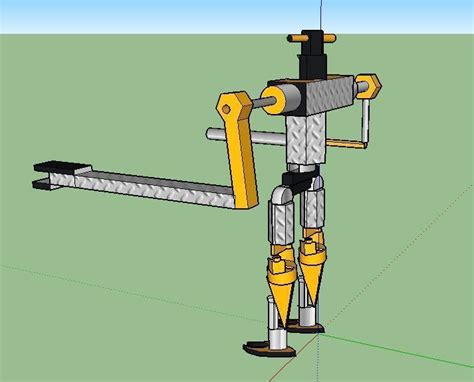 Robot Model From Sketchup 3d Model Cgtrader
