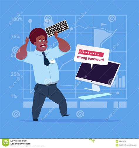 Wrong Password Isolated Cartoon Vector Illustrations Cartoondealer