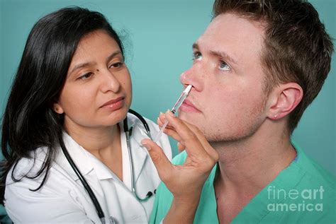 Nasal Spray Flu Vaccine Photograph By Cdcscience Photo Library