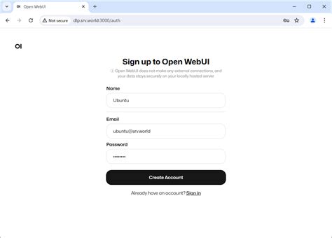 ubuntu 24 04 install open webui server world
