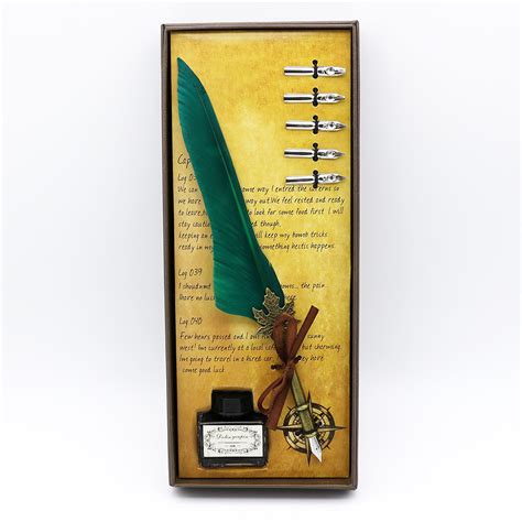 캘리프렌즈 캘리그라피 깃털펜 딥펜 잉크 펜촉 세트 Dl2 위시버킷