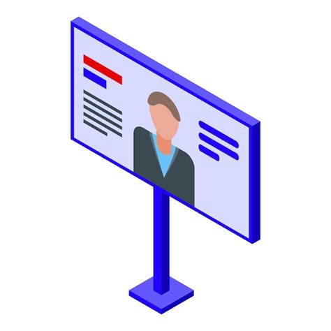 Premium Vector Advertising Agitation Icon Isometric Of Advertising Agitation Vector Icon For