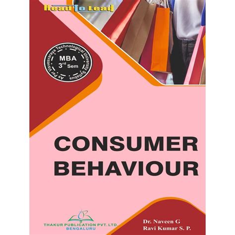 Consumer Behaviour Book 3rd Semester Mba Vtu