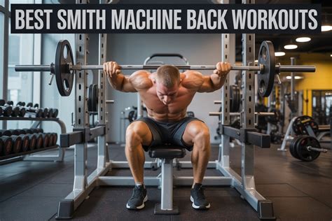 7 Back Workouts With Smith Machine For Strength And Muscle