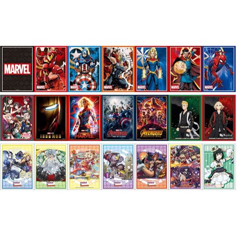 松梅桌遊舖 龍族拼圖 初雪魔女 漫威 鋼鐵人 美國隊長 索爾 驚奇隊長 奇異博士 蜘蛛人 復仇者聯盟 卡套 蝦皮購物